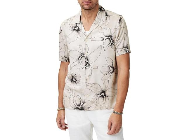 (取寄) ジョン バルベイトス メンズ ダン シャツ John Varvatos men Dan Shirt W792S25 Dew Grey