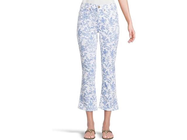 (取寄) リリー ピュリッツァー レディース アネット ハイライズ クロップ フレア Lilly Pulitzer women Annet High-Rise Crop Flare Resort White Tall Tales