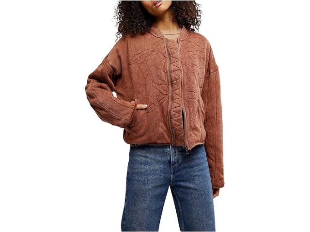 (取寄) フリーピープル レディース ロゼ スウェットシャツ Free People women Rose Sweatshirt Cinnamon Stick