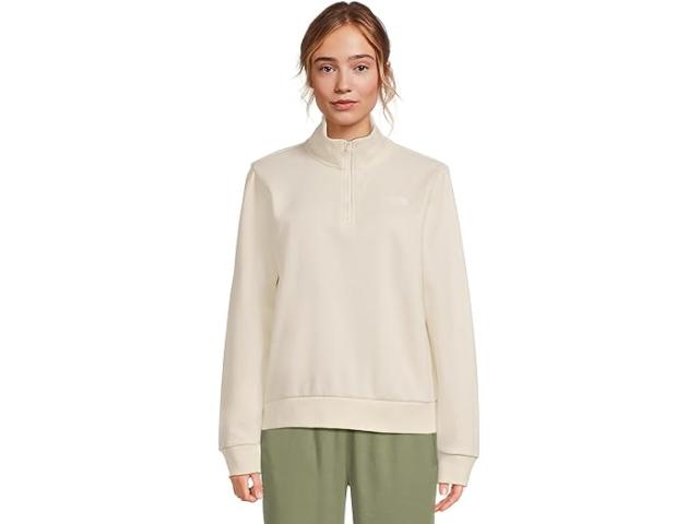 (取寄) ノースフェイス レディース エボリューション エンブロイダー 1/4 ジップ The North Face women Evolution Embroidered 1/4 Zip White Dune