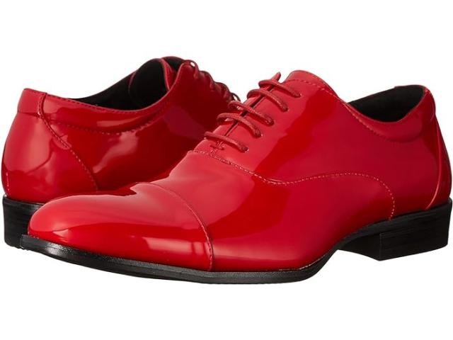 (取寄) ステイシー アダムス メンズ ガーラ キャップ トゥ オックスフォード Stacy Adams men Stacy Adams Gala Cap Toe Oxford Red Patent