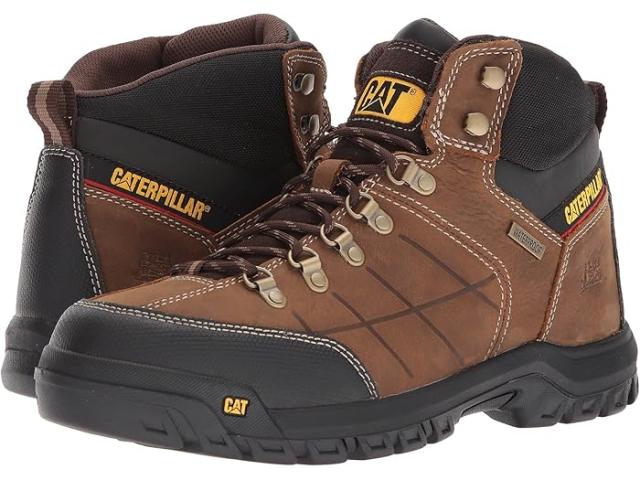 (取寄) キャタピラー メンズ スレッショルド ウォータープルーフ ソフト トゥ Caterpillar men Caterpillar Threshold Waterproof Soft Toe Brown