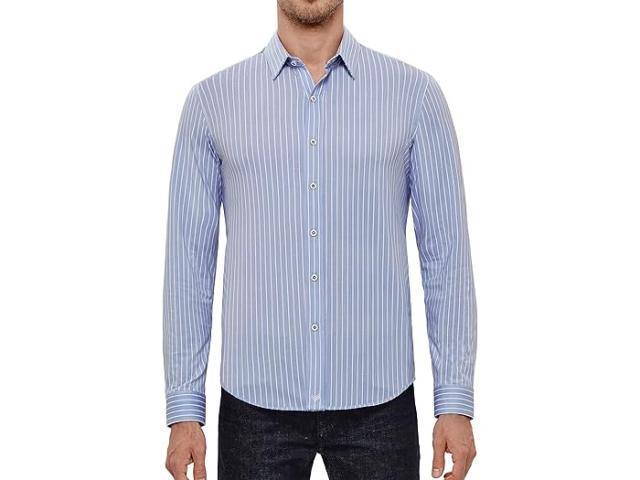 (取寄) バタークロス メンズ エラボレート ダッシュ イン アイシー コットン Buttercloth men Elaborate Dash in Icy Cotton Blue