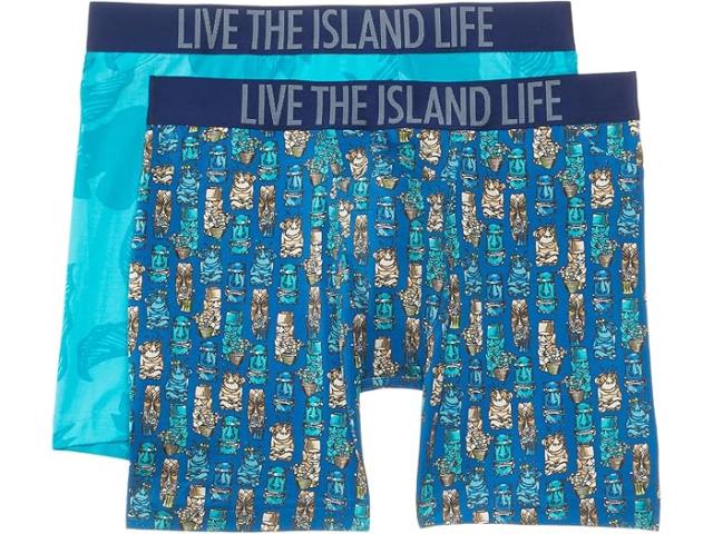 (取寄) トミーバハマ メンズ 2-パック ボクサー ブリーフ  Bahama men 2-Pack Boxer Brief Blue Multi
