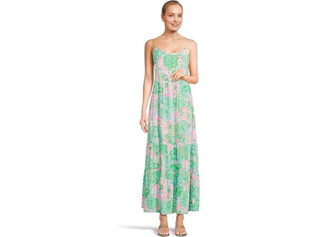(取寄) リリー ピュリッツァー レディース テレサ マキシ ドレス Lilly Pulitzer women Teresa Maxi Dress Multi Plumes In Bloom