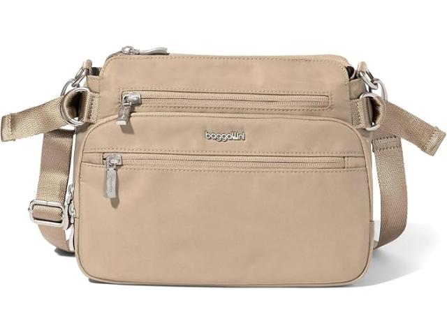 (取寄) バッガリーニ レディース マレ クロスボディ Baggallini women Marais Crossbody Taupe Twill