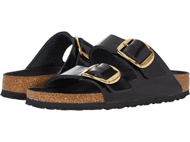 (取寄) ビルケンシュトック レディース アリゾナ ビッグ バックル ハイ シャイン Birkenstock women Birkenstock Arizona Big Buckle High Shine High Shine Black Leather