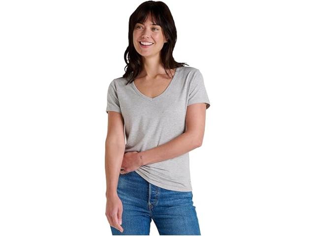 (取寄) トードアンドコー レディース マーリー リ ショート スリーブ ティー Toad&Co women Marley II Short Sleeve Tee Light Heather Grey