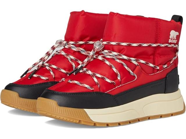 (取寄) ソレル レディース ホイットニー 3 スリッポン ウォータープルーフ SOREL women Whitney Iii Slip-on Waterproof Bright Red/Black