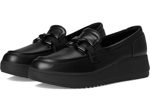 (取寄) クラークス レディース トップ Clarks women Zylah Top Black Leather