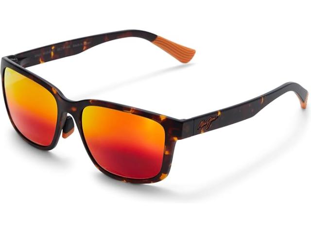 (取寄) マウイ ジム メンズ レヒワ AF Maui Jim men Lehiwa AF Matte Dark Havana/Hawaii Lava Polarized