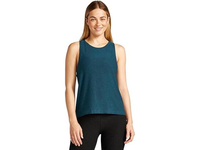 (取寄) ビヨンドヨガ レディース フェザーウェイト リバランス タンク Beyond Yoga women Featherweight Rebalance Tank Blue Gem Heather