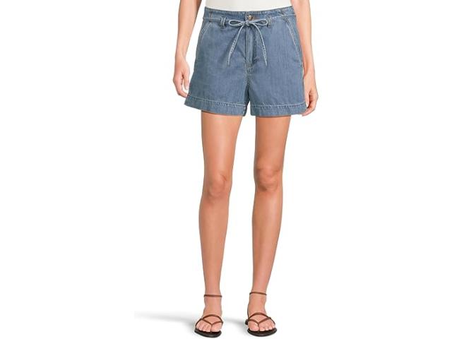 (取寄) ペイジ レディース アネッサ ショーツ ウィズ ウェスト タイ イン トランキリティ Paige women Anessa Shorts with Waist Tie in Tranquility Tranquility