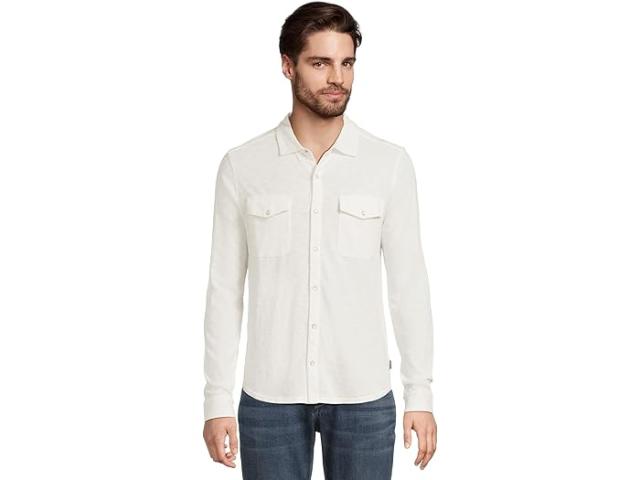 (取寄) ジョン バルベイトス メンズ アーボン ウェスタン シャツ John Varvatos men Arvon Western Shirt K5061W25 White