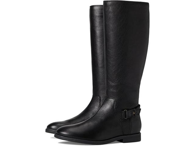 (取寄) バイオニック レディース ロシェル ジップ トール ブーツ VIONIC women Rochelle Zip Tall Boots Black Tumbled Leather