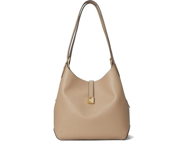 (取寄) ケイトスペード レディース デコ ペブルド レザー ラージ ショルダー バッグ Kate Spade New York women Kate Spade New York Deco Pebbled Leather Large Shoulder Bag Timeless Taupe