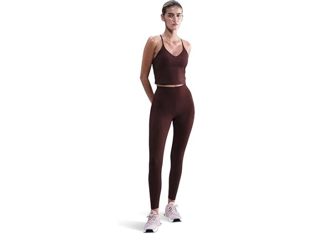 (取寄) ナイキ レディース ハイウエスト 7/8 レギンス ウィズ ポケッツ Nike women High-Waisted 7/8 Leggings with Pockets Burgundy Crush