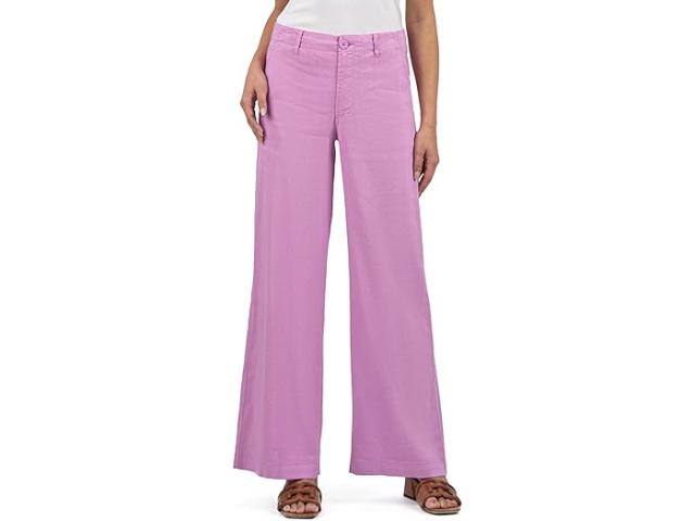 (取寄) カット フロム ザ クロス レディース メグ - リネン ワイド レッグ パンツ KUT from the Kloth women Meg - Linen Wide Leg Pants Soft Orchid