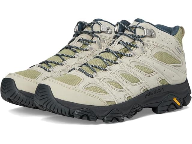 (取寄) メレル メンズ モアブ 3 ミッド ウォータープルーフ Merrell men Moab 3 Mid Waterproof Talc