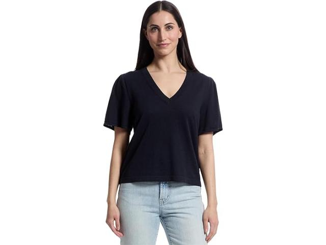 (取寄) リラ P レディース ショート スリーブ V-ネック セーター Lilla P women Short Sleeve V-neck Sweater Navy