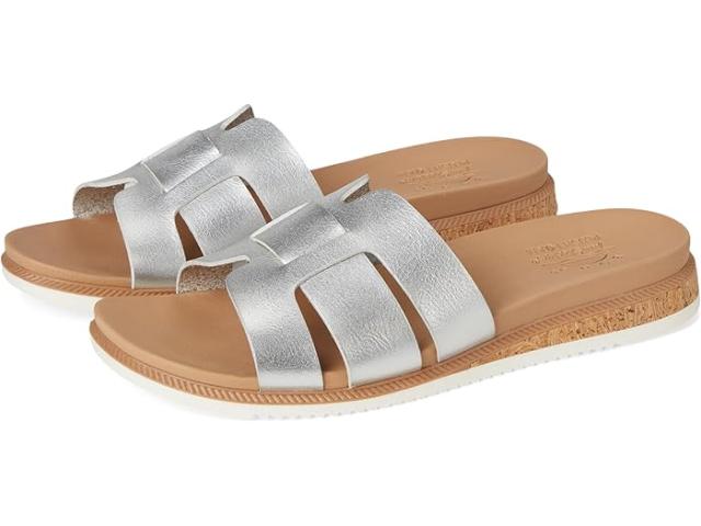 (取寄) ボブス スケッチャーズ レディース デザート キス ロー - ピーク ルック BOBS from SKECHERS women Desert Kiss Low - Peak Look Silver