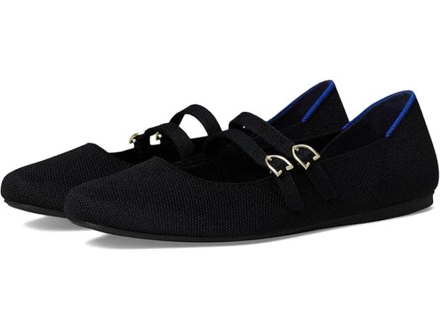 (取寄) レディース ザ ダブル バックル メアリー ジーン Rothy's women The Double Buckle Mary Jane Black