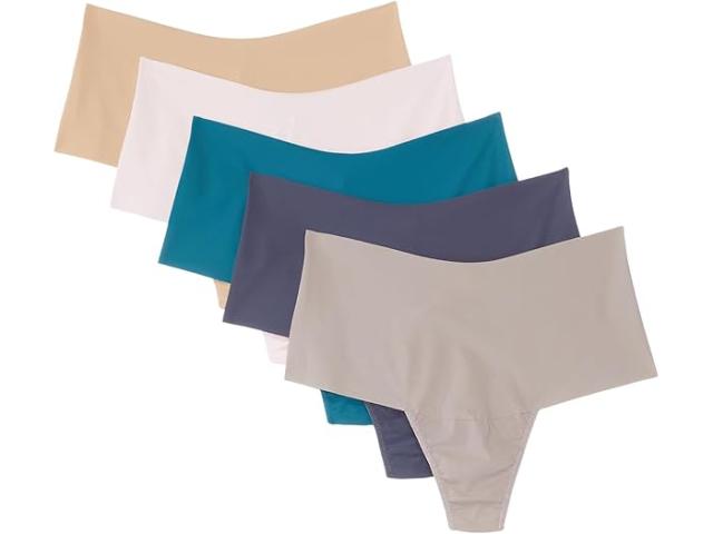 (取寄) ハンキー パンキー レディース ブレスソフト ハイ ライズ トング 5-パック Hanky Panky women Hanky Panky BreatheSoft High Rise Thong 5-Pack Biscotti/Bliss Pink/Earth Dance/Granite/Evening Grey