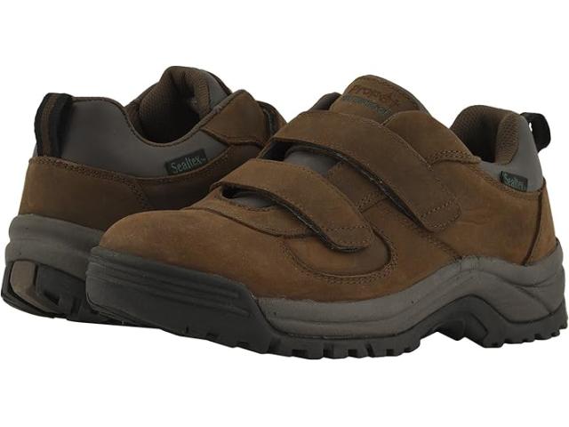 (取寄) プロペット メンズ クリフ ウォーカー ロウ ストラップ Propet men Cliff Walker Low Strap Brown Crazy Horse