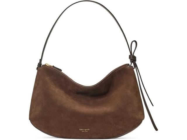 (取寄) ケイトスペード レディース ループ スエード ラージ ショルダー バッグ Kate Spade New York women Loop Suede Large Shoulder Bag Hot Fudge Multi
