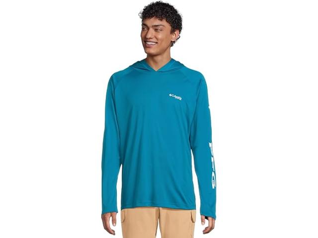 (取寄) コロンビア メンズ ターミナル タックル ブーディ Columbia men Terminal Tackle Hoodie Blue Echo/White Logo