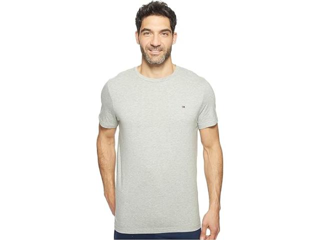 (取寄) トミーヒルフィガー メンズ ショート スリーブ コア フロッグ クルー ネック ティー   men   Short Sleeve Core Flag Crew Neck Tee Grey Heather