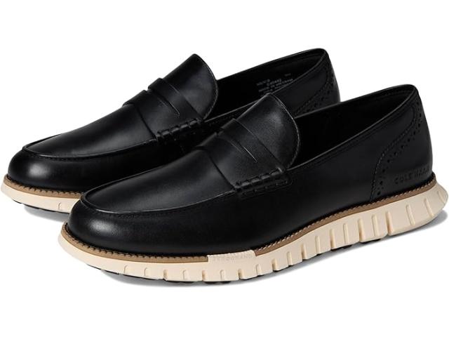 (取寄) コールハーン メンズ ゼログランド リマスタード ペニー ローファー Cole Haan men Zerogrand Remastered Penny Loafer Black/Natural Tan/Ivory