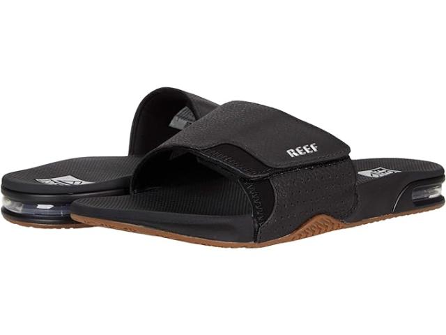 (取寄) リーフ メンズ ファニング スライド Reef men Reef Fanning Slide Black/Silver