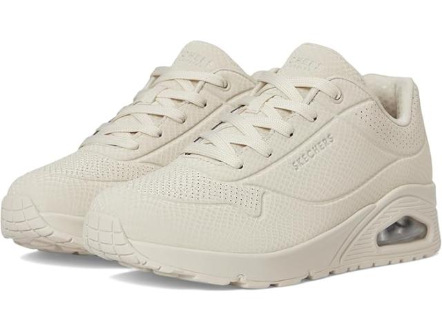 (取寄) スケッチャーズ レディース ウノ - シャイニー スケール SKECHERS women Uno - Shiny Scale Off White