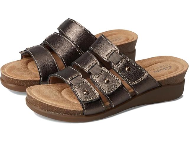 (取寄) クラークス レディース カレンヌ リリー Clarks women Calenne Lily Bronze llic Leather