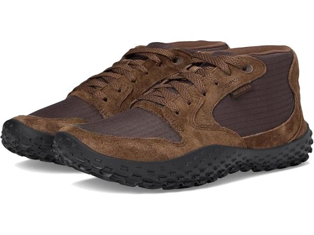 (取寄) メレル メンズ スニーカー ミッド ウォータープルーフ Merrell men Wrapt Sneakers Mid Waterproof Coffee