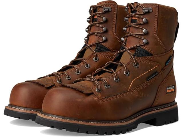(取寄) アリアット メンズ ロングビュー ショック シールド 8 ウォータープルーフ コンポジット トゥ ワーク ブーツ Ariat men Longview Shock Shield 8