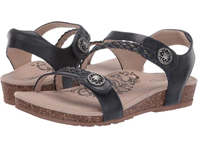 (取寄) エイトレックス レディース ジリアン クオーター ストラップ Aetrex women  Jillian Quarter Strap Navy