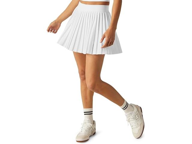 (取寄) ビヨンドヨガ レディース イフ ユー プリーツ ミニスカート Beyond Yoga women Beyond Yoga If You Pleats Miniskirt True White
