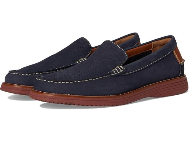 (取寄) ジョンストン&マーフィー メンズ アップトン パーフェド ヴェニーシャン Johnston & Murphy men Upton Perfed Venetian Navy Nubuck