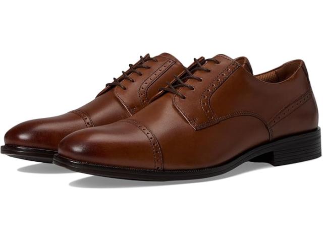 (取寄) ジョンストン&マーフィー メンズ リーブ キャップ トゥ Johnston & Murphy men Reeve Cap Toe Brown