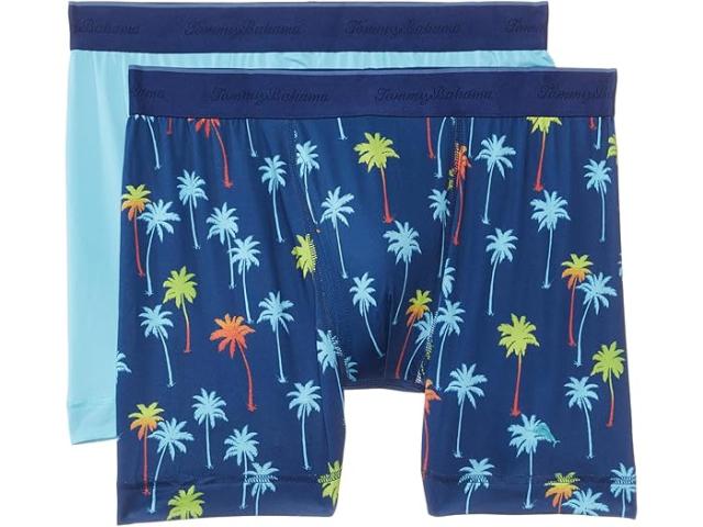 (取寄) トミーバハマ メンズ メッシュ テック ボクサー ブリーフ 2-パック  Bahama men  Bahama Mesh Tech Boxer Briefs 2-Pack Navy Print