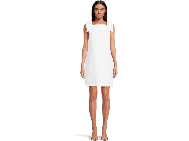 (取寄) リリー ピュリッツァー レディース カーマイン ストレッチ シフト Lilly Pulitzer women Carmine Stretch Shift Resort White Pineapple Pucker Jacquard