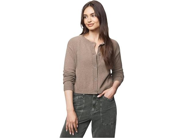 (取寄) スプレンディッド レディース アンバー クロップド カーディガン Splendid women Amber Cropped Cardigan Cedar Brown