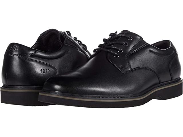 (取寄) ナン ブッシュ メンズ デナリ プレーン トゥ オックスフォード Nunn Bush men  Denali Plain Toe Oxford Black