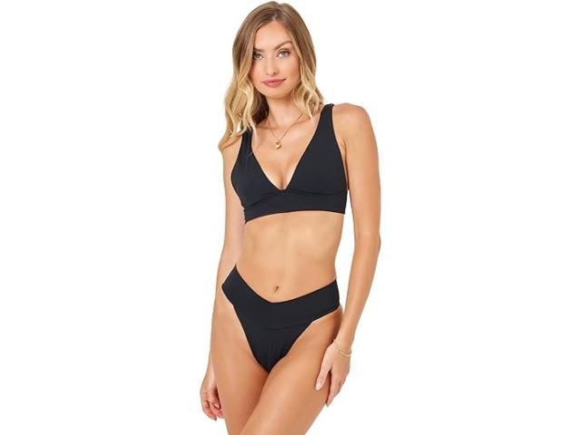 (取寄) エルスペース レディース ハーレー トップ L*Space women Harley Top Black