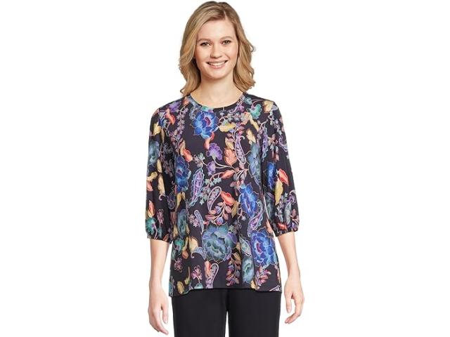 (取寄) ジョニー ワズ レディース ザ ジャニー フェーバリット パフ スリーブ トップ Johnny Was women The Janie Favorite Puff Sleeve Top Stevies Garden