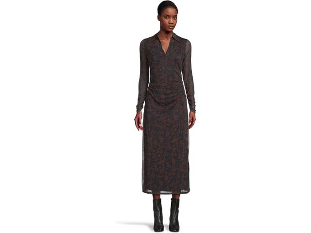 (取寄) メイドウェル レディース チャンドラ ドレス - ストレッチ メッシュ Madewell women Chandra Dress - Stretch Mesh Dark Navy