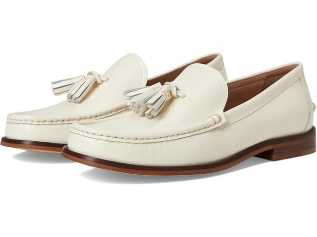 (取寄) コールハーン レディース ラナ ラックス タッセル ローファーズ Cole Haan women Lana Lux Tassel Loafers Ivory Box Leather
