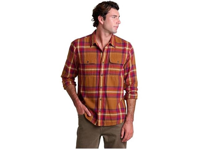 (取寄) トードアンドコー メンズ クリークウォーター ロング スリーブ シャツ Toad&Co men Creekwater Long Sleeve Shirt Tabac